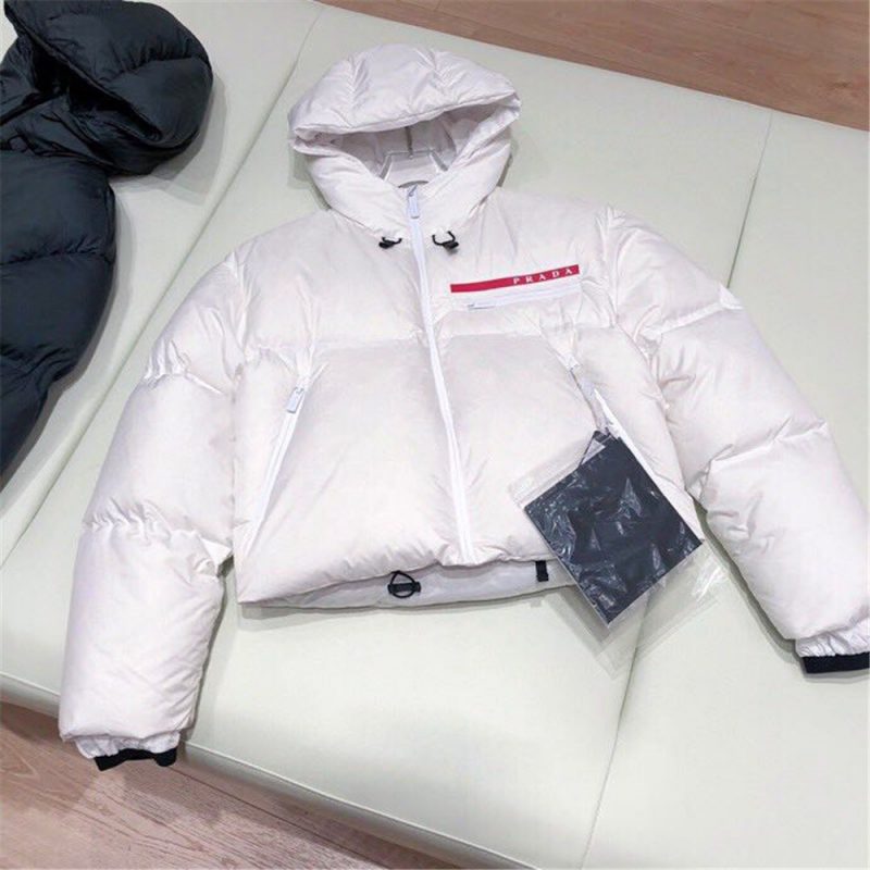 φθηνα Prada Linea Rossa HX021 Bonded Puffer Jacket(White) ελλαδα outlet καταστηματα stock ...